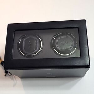 WOLF | Accessories | Wolf Heritage Double Winder With Glass Cover Black ...